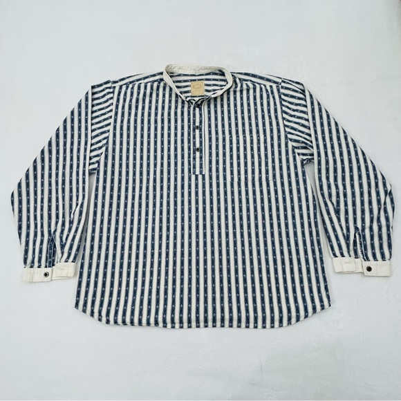 Wah Maker | Shirts | Vintage 9s Wah Maker White Blue Long Sleeve Button ...